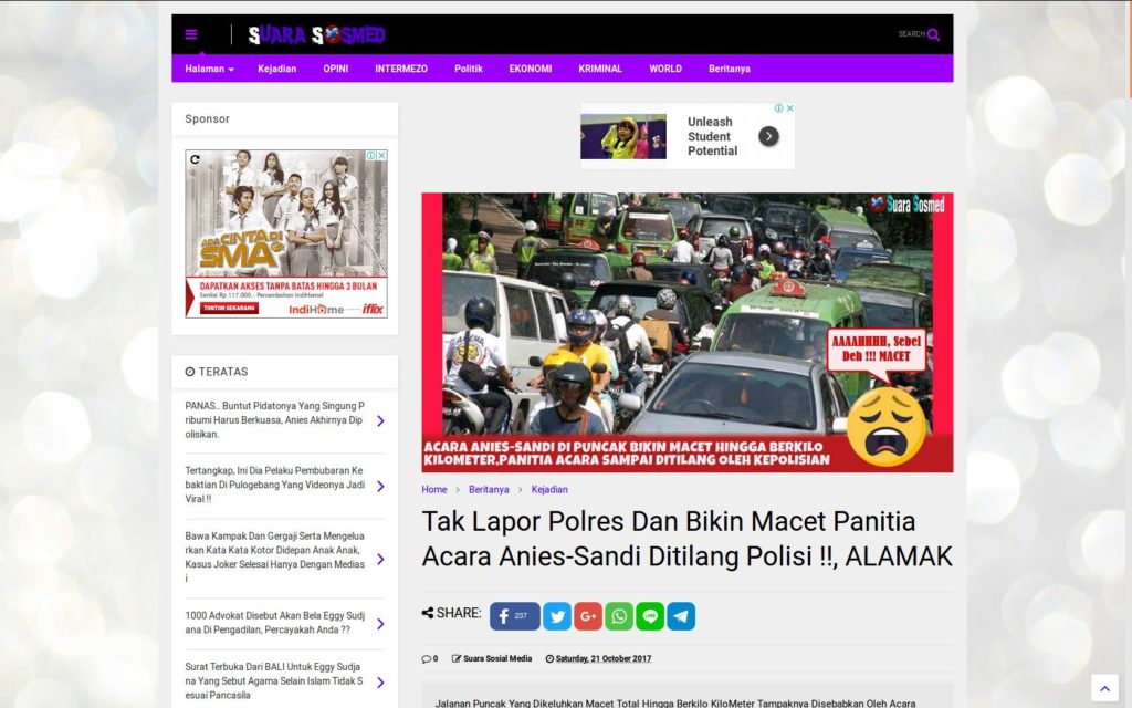 (KLARIFIKASI) Rombongan Anies-Sandi Ditilang dan Tak Miliki Izin Patwal ... (KLARIFIKASI) Rombongan Anies-Sandi Ditilang dan Tak Miliki Izin Patwal ...